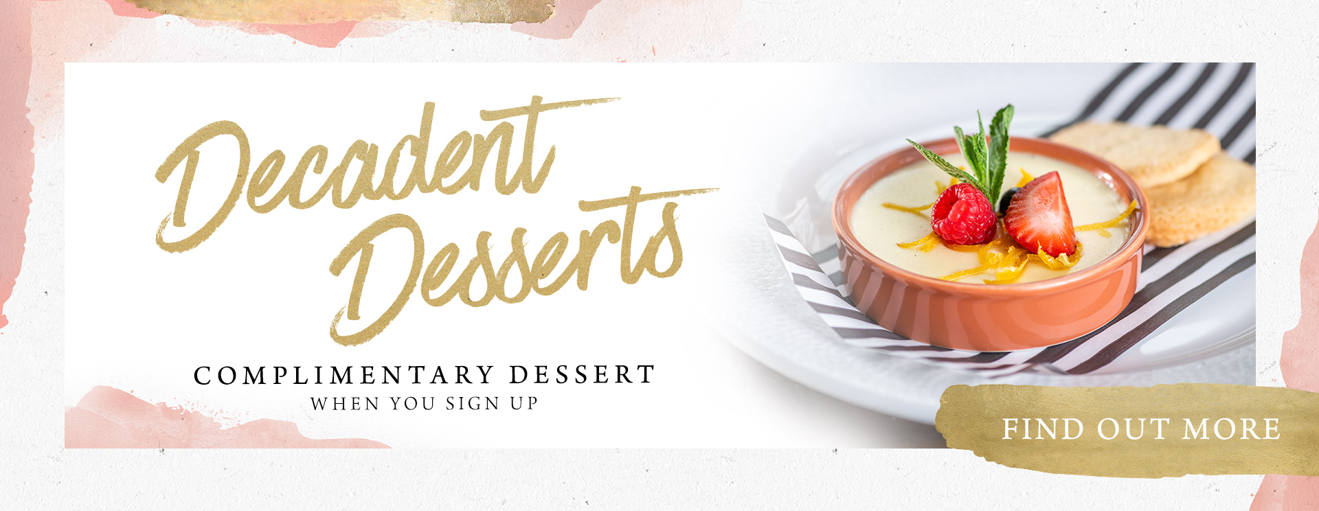 Dessert Menu & Prices - The Chilworth Arms, Southampton
